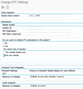 ATC: managing your complete custom code base – Saptechnicalguru.com