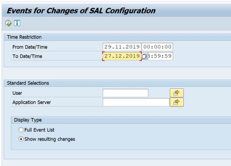 SAP audit log – Saptechnicalguru.com