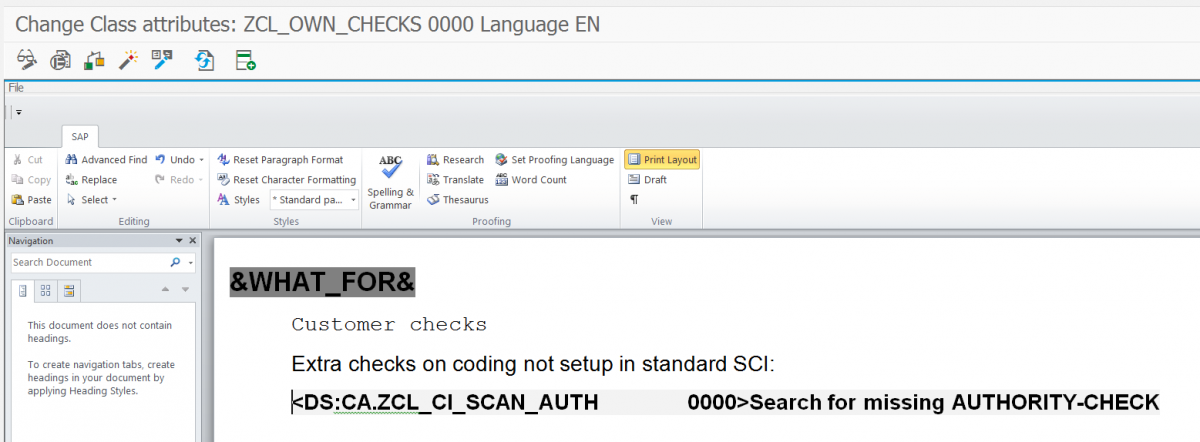 SCI: setup custom checks – Saptechnicalguru.com