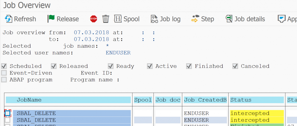 SAP batch job interception – Saptechnicalguru.com