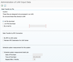 SAP user measurement consolidation for multiple systems: SLAW ...