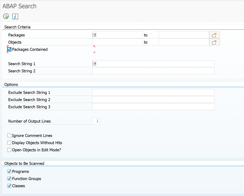 Scanning ABAP code: ABAP search tool – Saptechnicalguru.com