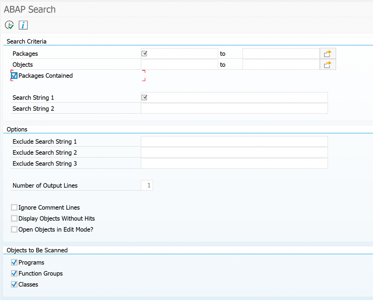 Scanning ABAP code: ABAP search tool – Saptechnicalguru.com