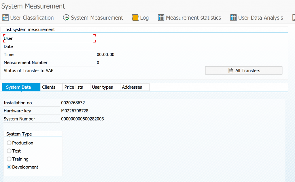 SAP user license measurement – Saptechnicalguru.com