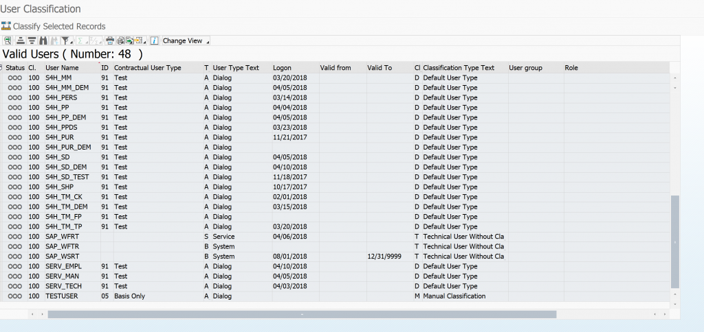 SAP user license measurement – Saptechnicalguru.com