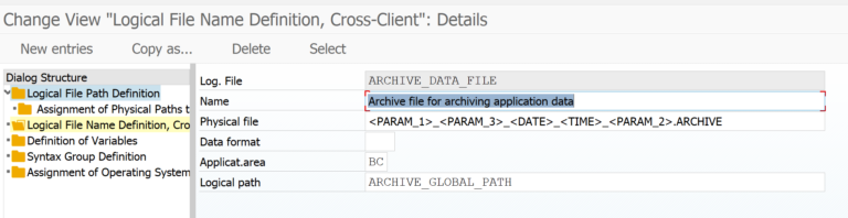 SAP database growth control: data archiving general setup ...