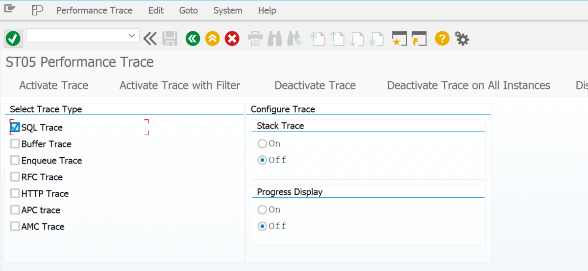 ST05 SQL performance tracing – Saptechnicalguru.com