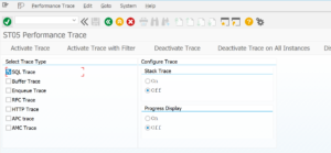 ST05 SQL performance tracing – Saptechnicalguru.com