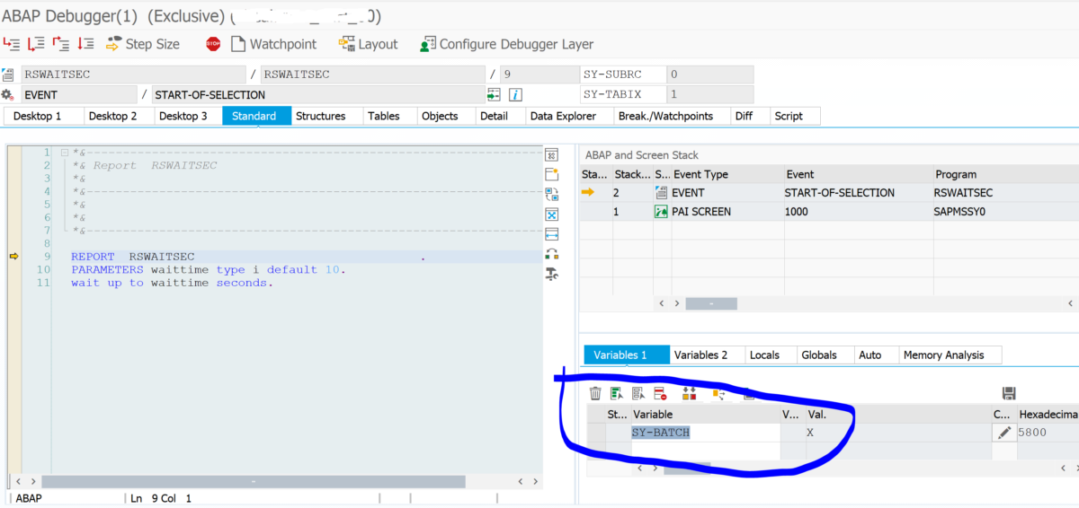 Debug batch programs – Saptechnicalguru.com Debug batch programs – Saptechnicalguru.com