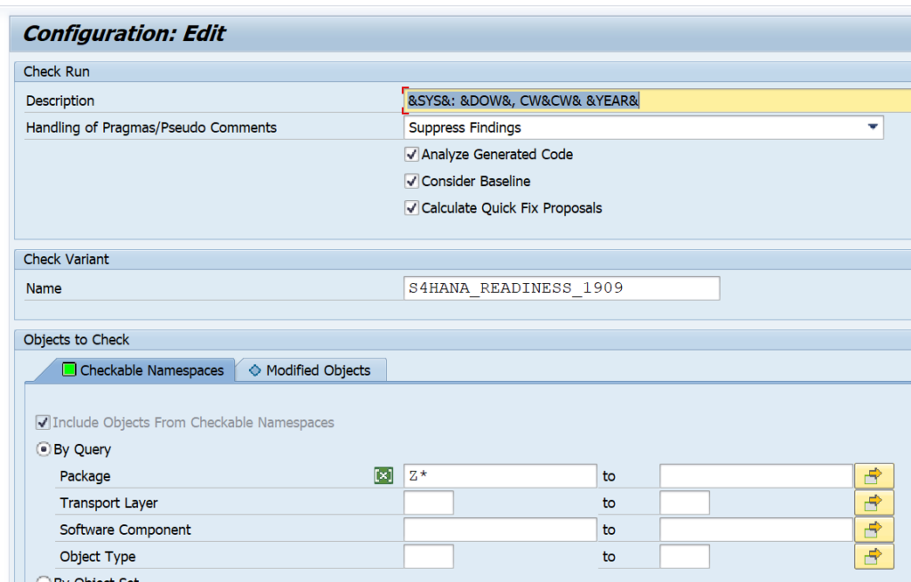 Setting Up S4hana Custom Code Adjustments 8499