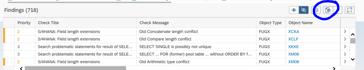 Activating and using the S4HANA custom code migration FIORI app ...