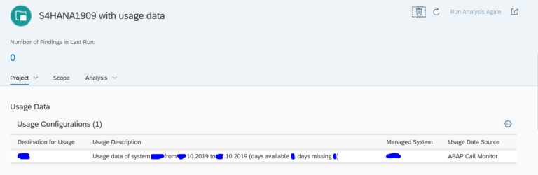 Include usage data in S4HANA custom code migration FIORI app ...