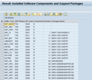 Retrieving actual detailed SAP component information – Saptechnicalguru.com
