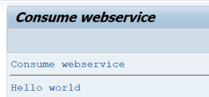 SAP interfacing: consuming web services – Saptechnicalguru.com