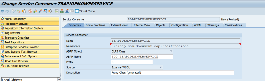 SAP interfacing: consuming web services – Saptechnicalguru.com