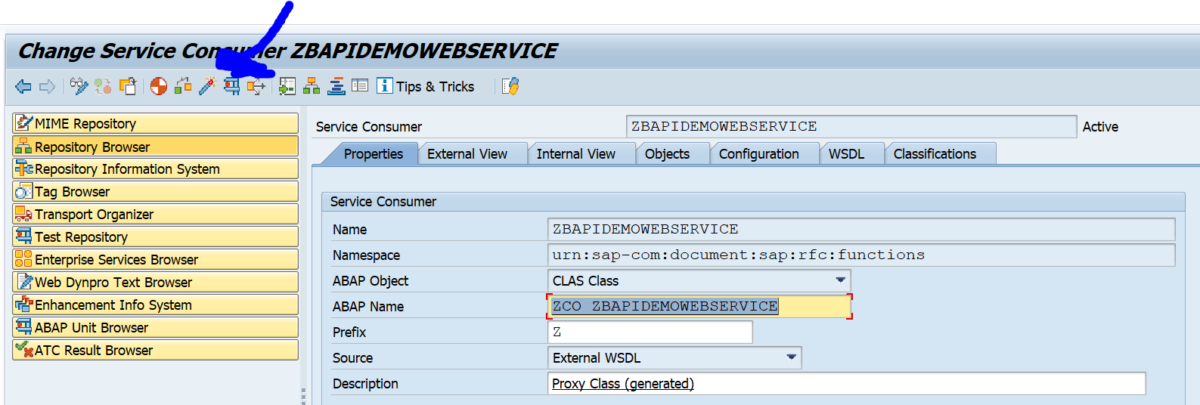 SAP interfacing: consuming web services – Saptechnicalguru.com
