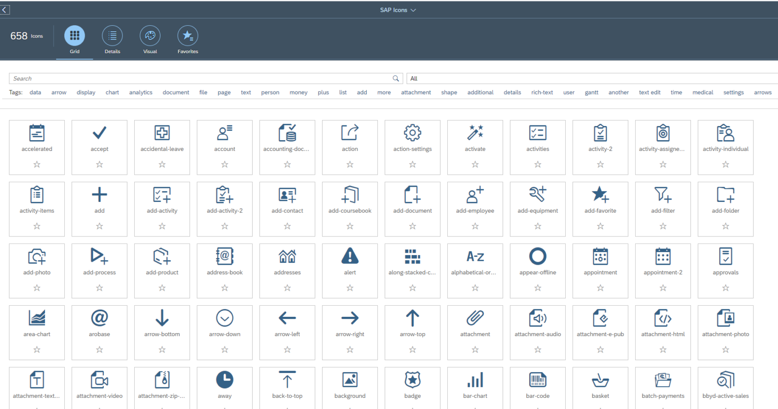 SAP Icons Saptechnicalguru