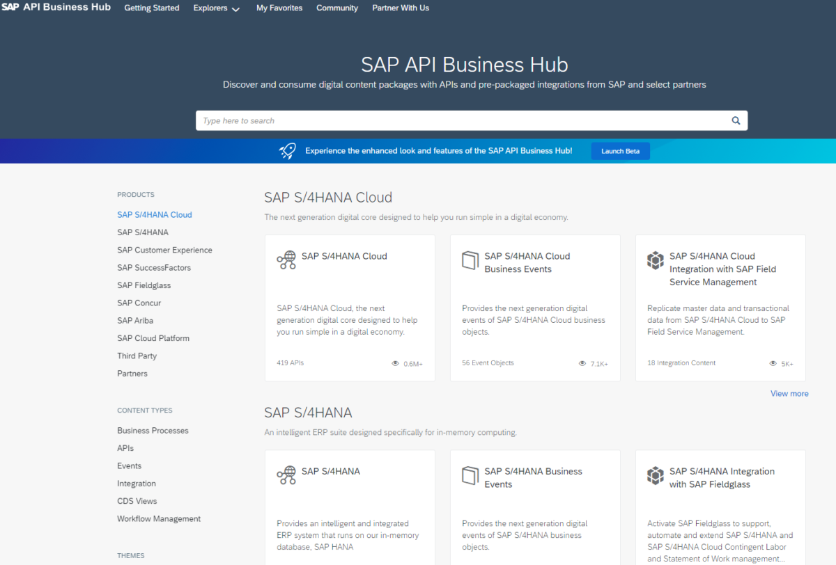 Sap Api Business Hub