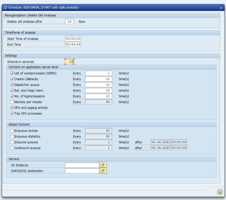 Snapshot monitoring – Saptechnicalguru.com