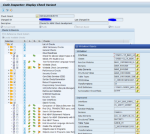 Check custom code for use of unreleased SAP objects – Saptechnicalguru.com