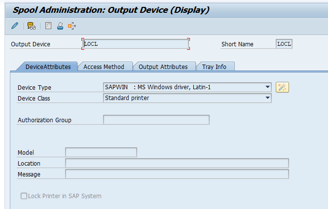Setup Of LOCL Printing Saptechnicalguru