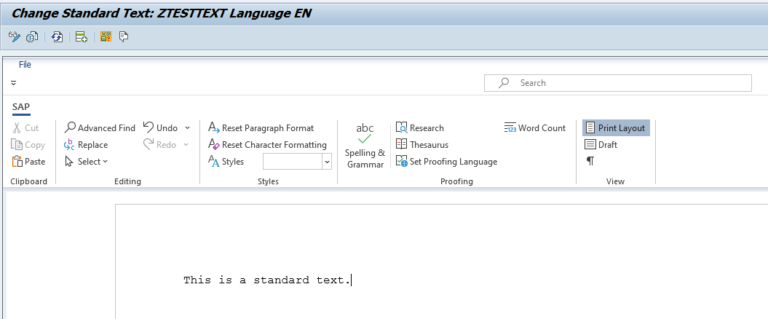SO10 standard text – Saptechnicalguru.com