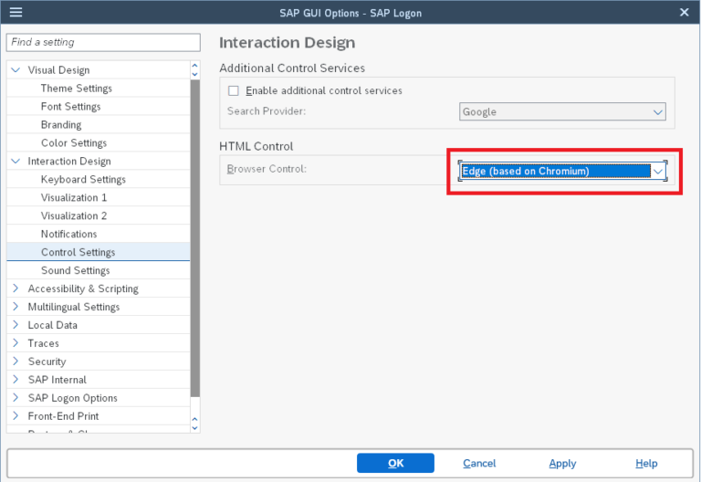 SAP GUI default change to Edge – Saptechnicalguru.com
