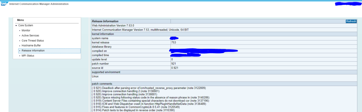Information disclosure of SAP Web Administration Interface – Saptechnicalguru.com