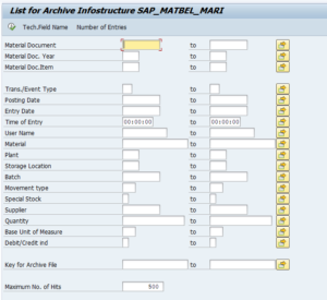 Data archiving: material documents – Saptechnicalguru.com