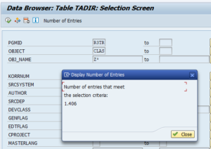 TRDIR and TADIR: tables behind programs and tables – Saptechnicalguru.com
