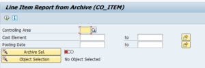 Data archiving: CO line items – Saptechnicalguru.com