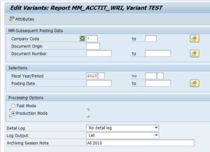 Archiving MM- Accounting interface posting data – Saptechnicalguru.com