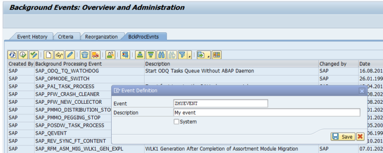 Batch job event triggering – Saptechnicalguru.com Batch job event triggering – Saptechnicalguru.com