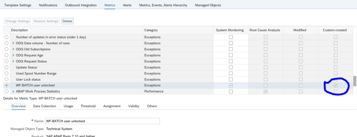SAP Focused Run creation of custom metrics for system monitoring ...