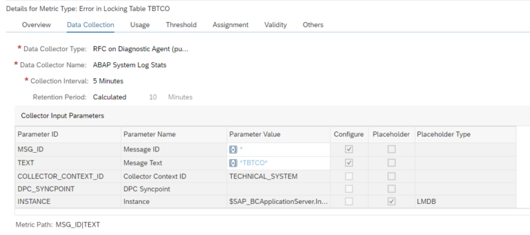SAP Focused Run creation of custom metrics for system monitoring ...