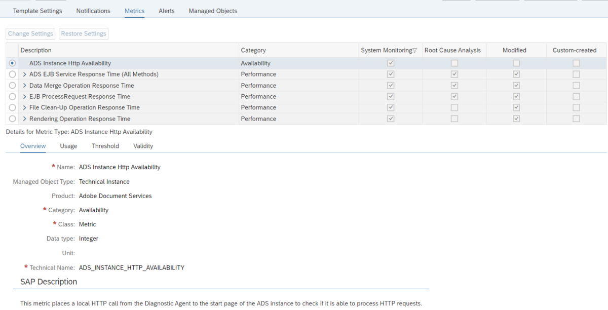 Sap Focused Run Monitoring Applications