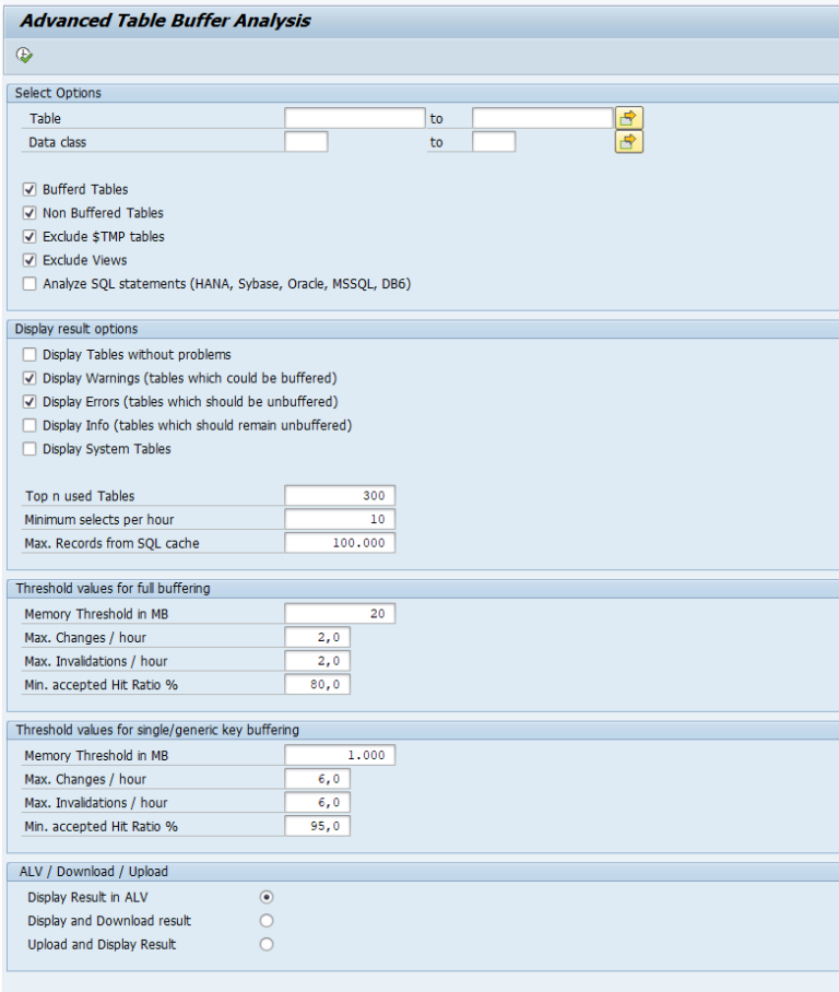 Advanced table buffer analysis – Saptechnicalguru.com