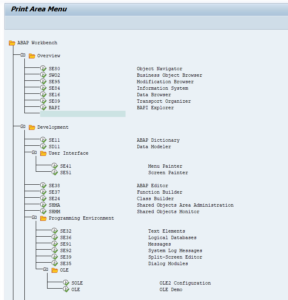 SAP Menu – Saptechnicalguru.com