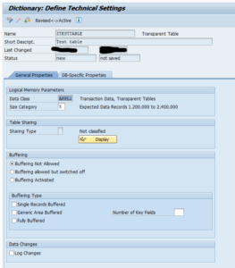 ABAP training: Data Dictionary: Database table – Saptechnicalguru.com