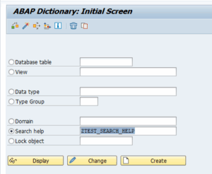ABAP training: Data Dictionary: Search Help – Saptechnicalguru.com