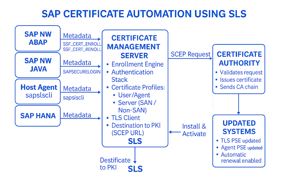 Automating SAP Certificate Management using SLS – Saptechnicalguru.com